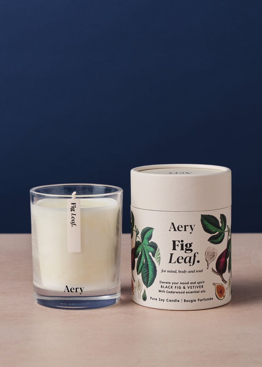Black Fig Leaf Scented Candle – The Hackney Draper